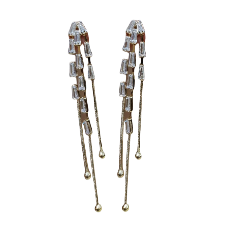 Anti Tarnish Dangler Earrings-Dazzling