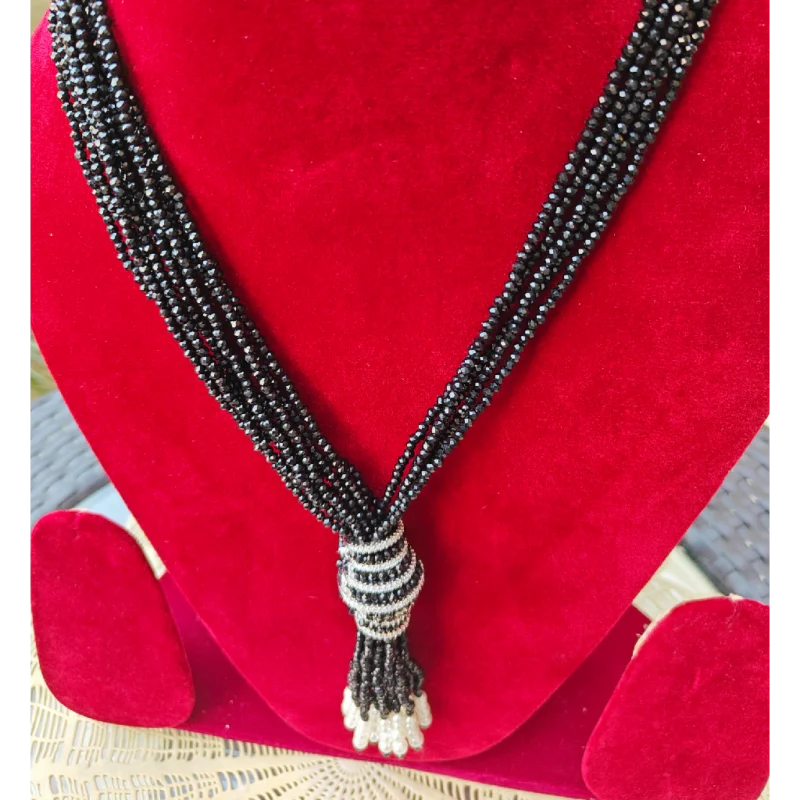Multi Strand Necklace-Stone Strings