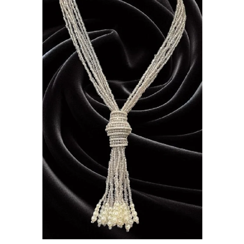 Multi Strand Necklace-Stone Strings